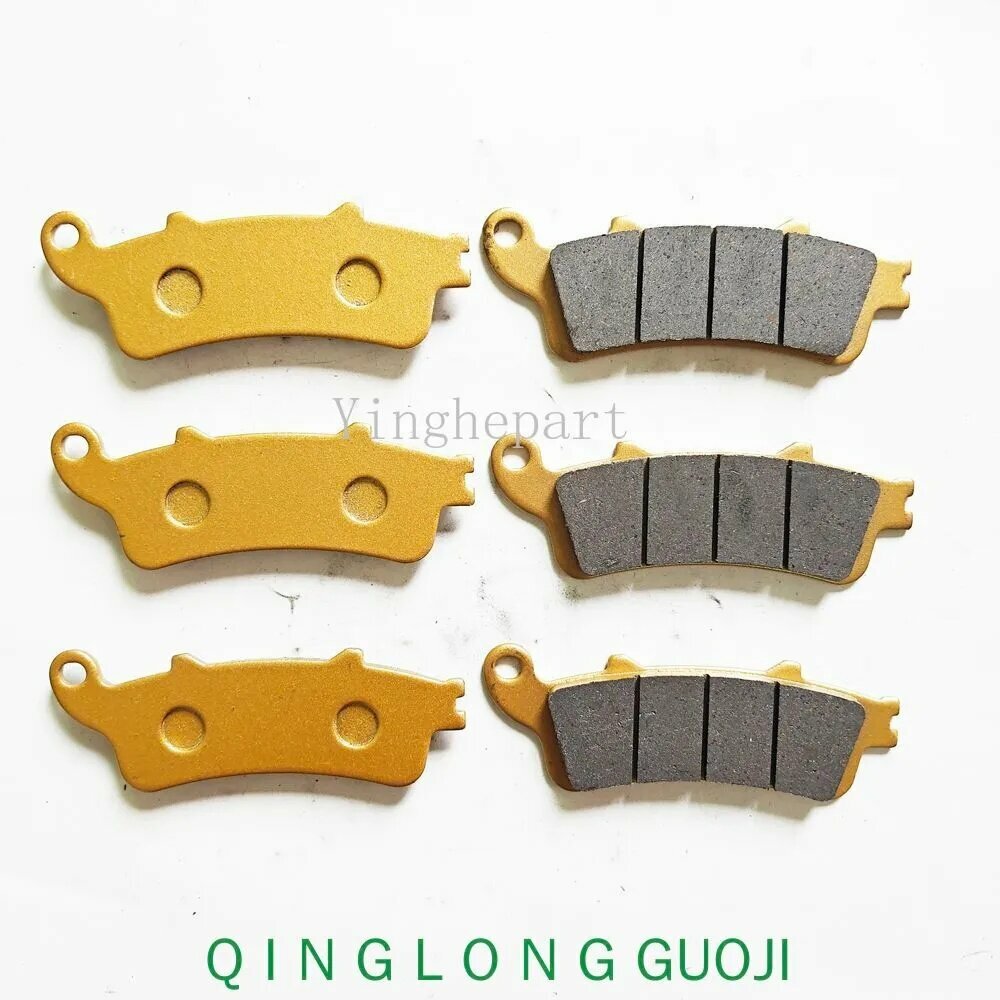 Комплект передних и задних тормозных колодок для мотоцикла HONDA GL1800 Gold Wing 2001-2017 GL 1800 GoldWing