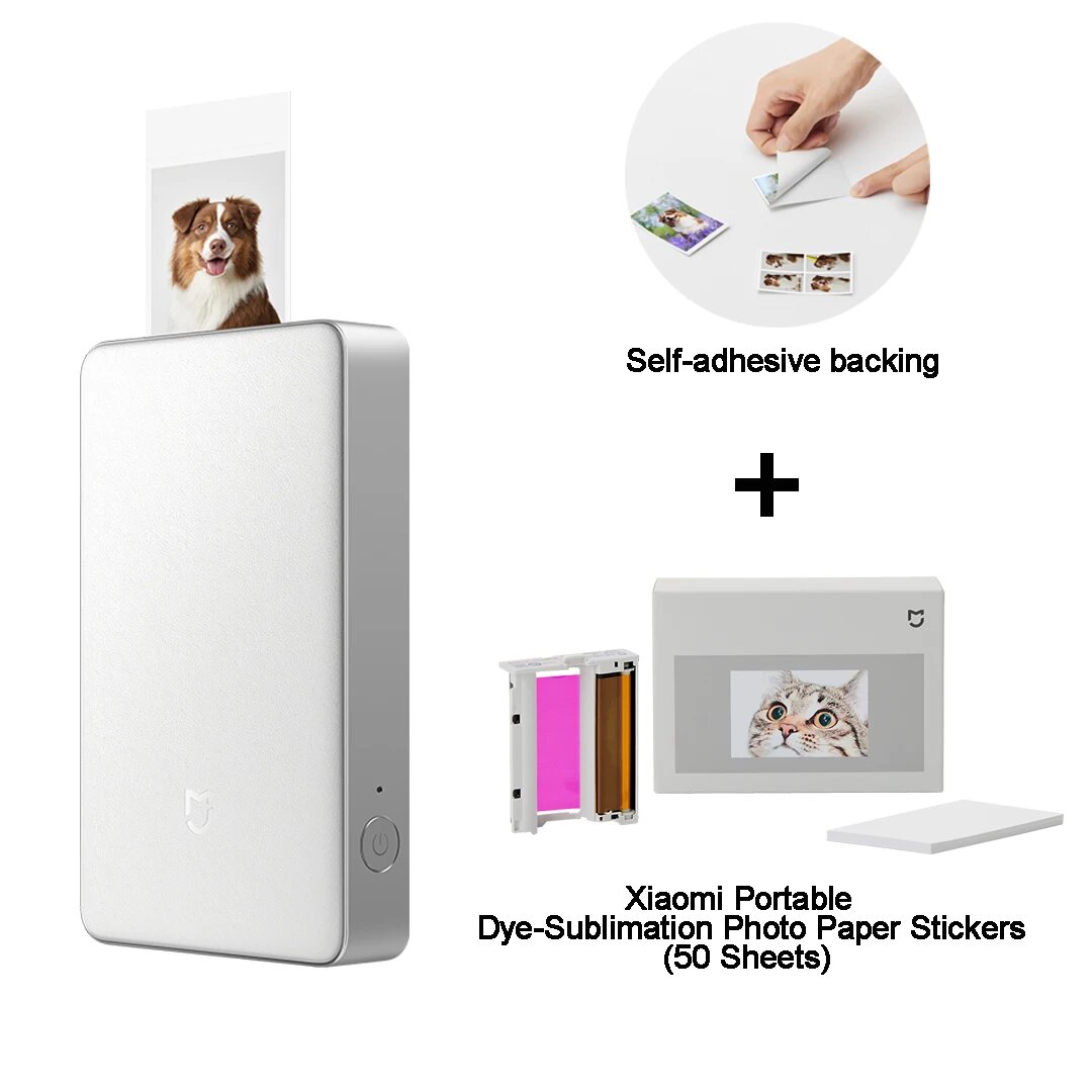 Xiaomi Mijia Pro Фотопринтер set 2