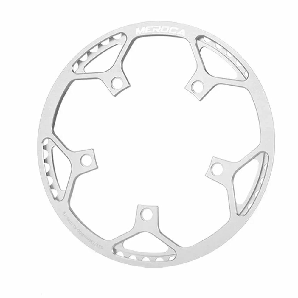 MEROCA Квадратные шатуны 170 мм 130 BCD с ведущими звездами 45T, 47T, 53T, 47T, Silver Chainwheel