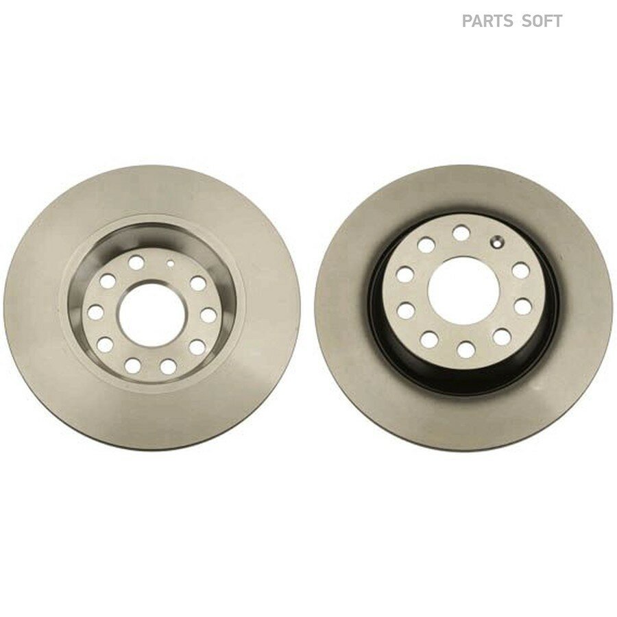 Диск тормозной AUDI A3/SKODA OCTAVIA/YETI/VW GOLF V/VI/PASSAT/TIGUAN задний ZF RUSSIA DF4558ZFR