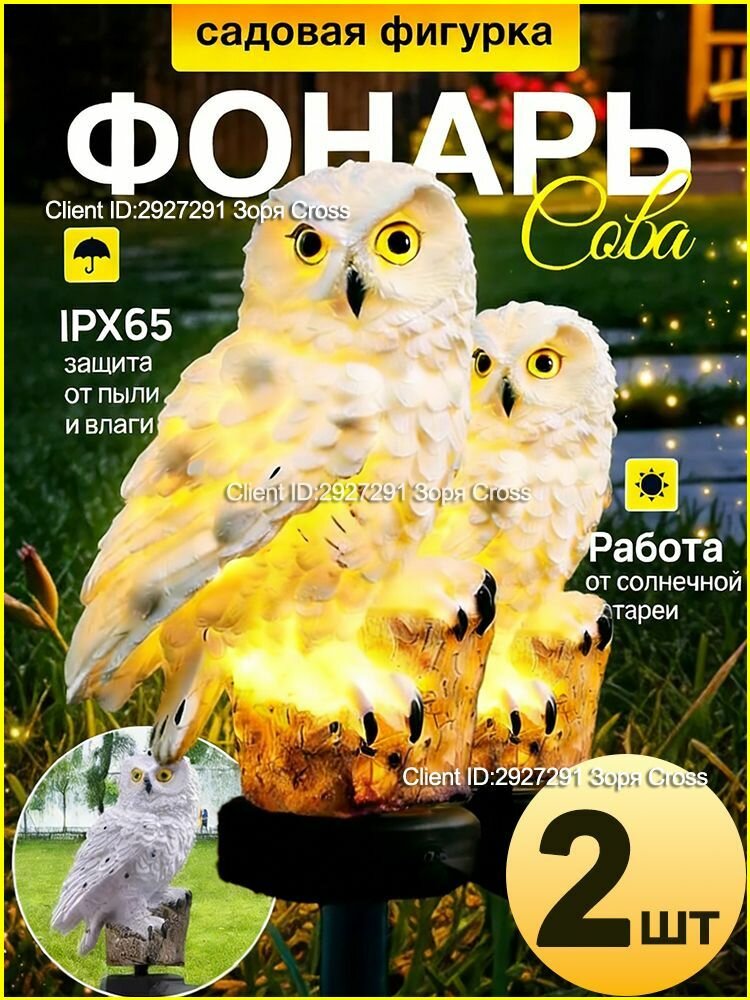 Уличный светильник, LED, количество ламп:2шт