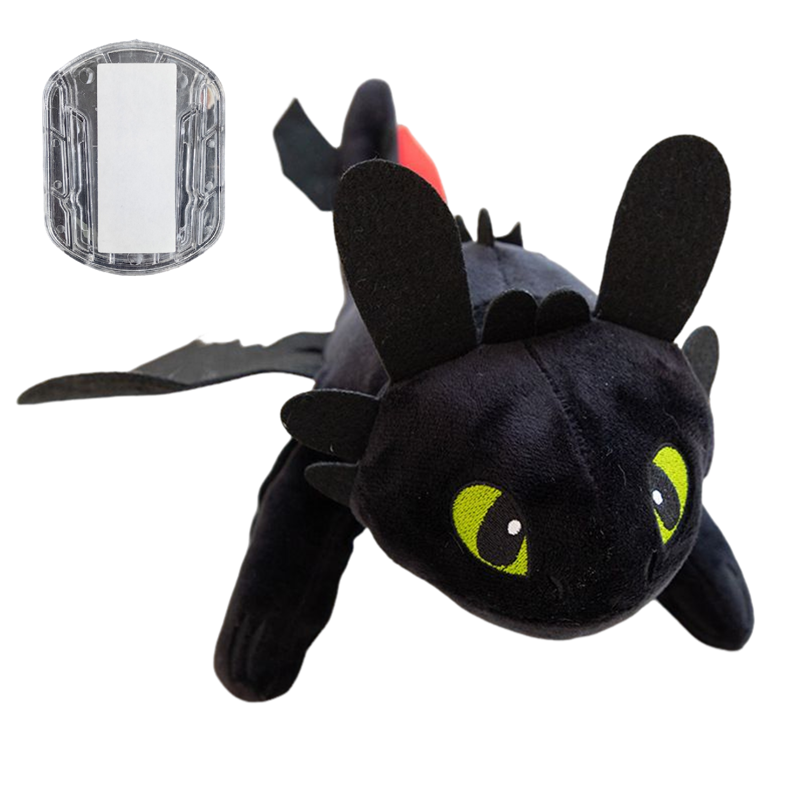 Аксессуар для каски Suntek Professional Plush Decoration Toothless Dragon из ультрамягкого кристалла с наполнением PP cotton размером 20 см