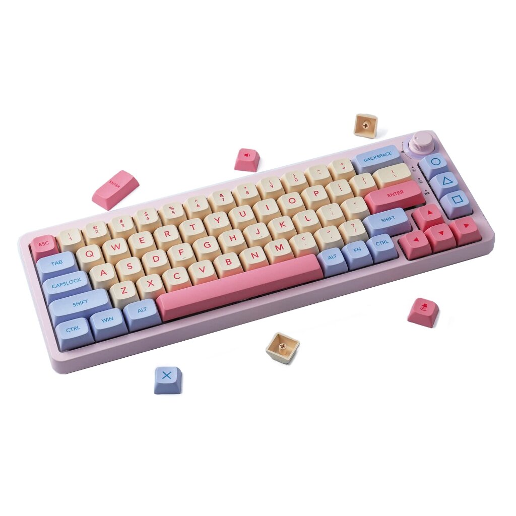 132 Клавиши Cotton Candy XDA PBT Keycap Механические Клавиатуры С Подкладкой из Красителя Keycaps