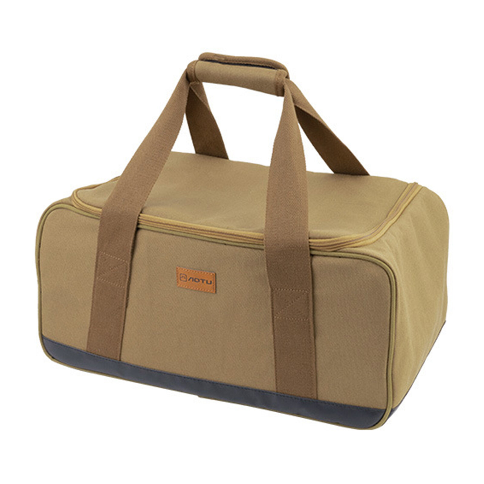 Водонепроницаемый рюкзак для кемпинга Outdoor Camping Gear Cookware Tool Storage Bag Carry Case из канваса и ПВХ размером 48*28.5*22см весом 925г, комплект: 1 рюкзак, 2 разделительных пластины, 1 дно