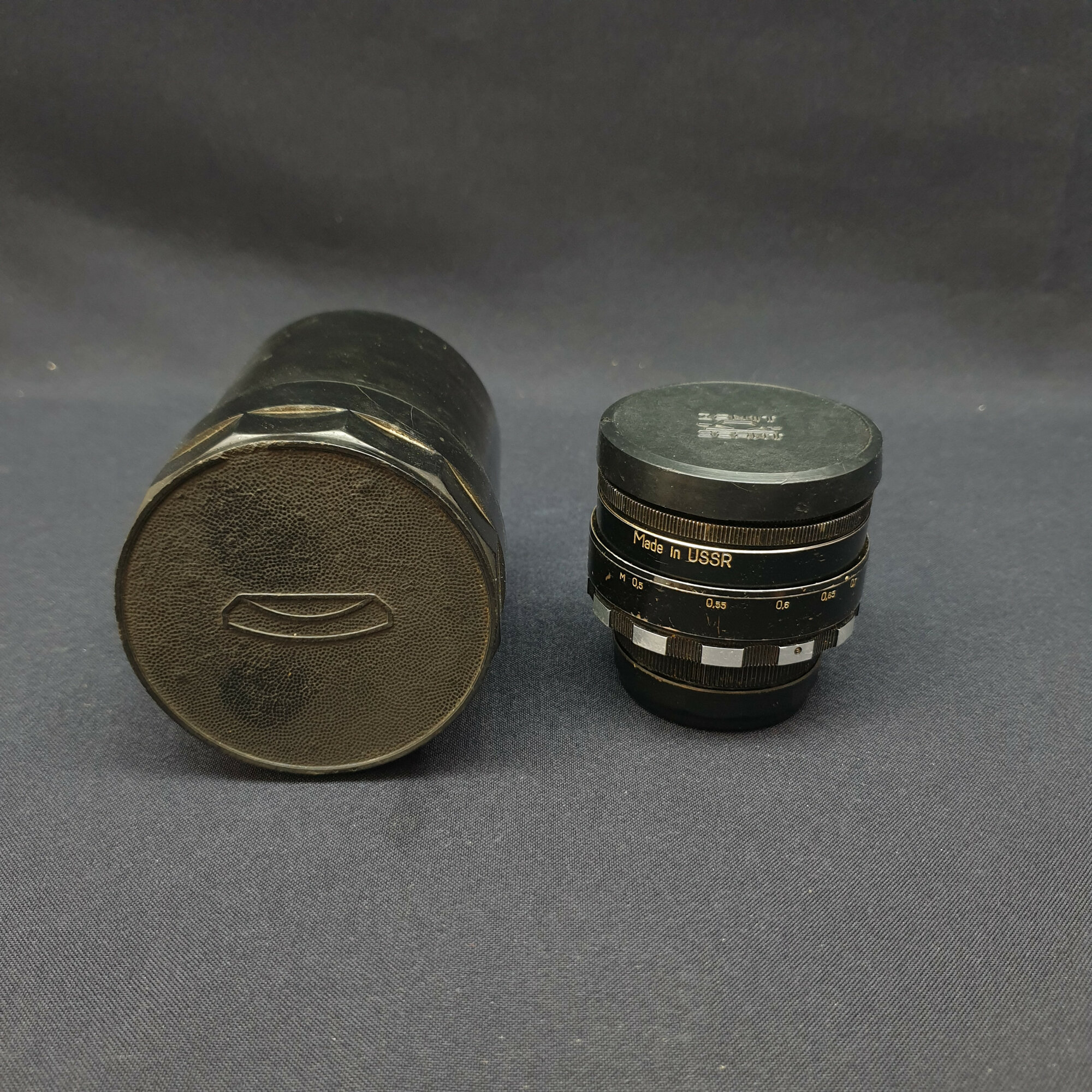 Винтажный объектив Helios 44 2. СССР, замутнение линзы, советская фототехника для пленочного фотоаппарата