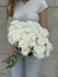 Букет цветов / Decoriflora / Монобукет из Кустовых Хризантем, цвет Белый, 9 шт