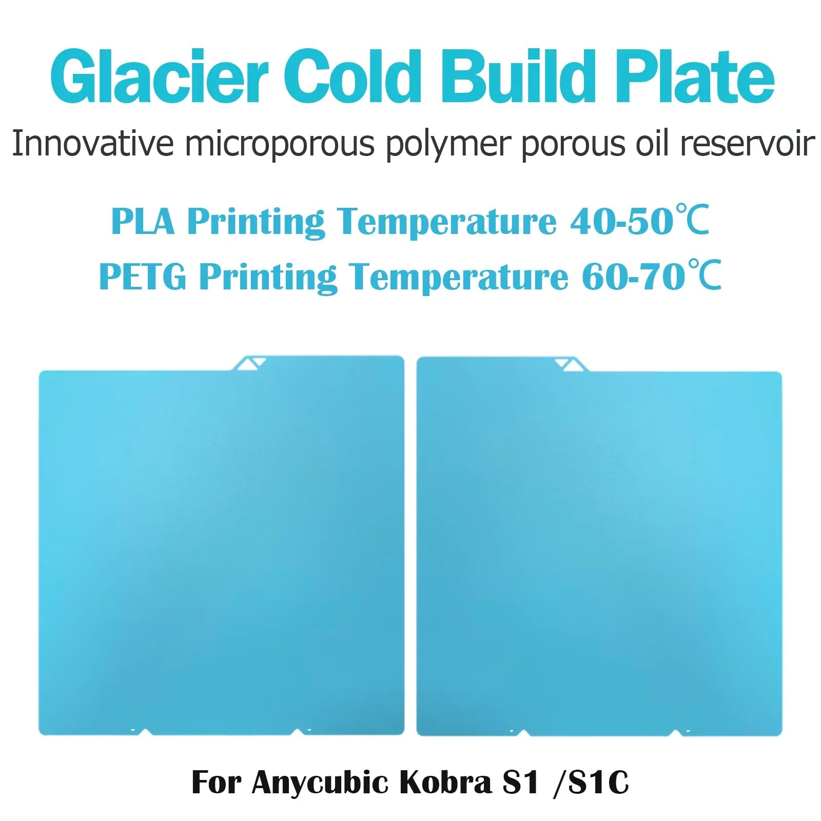 Пластина для Anycubic Kobra S1 Glacier Cold Plate