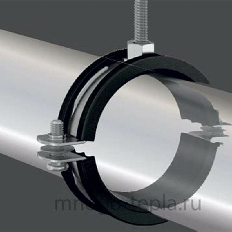 Хомут 1/2" (20–24 мм), M8, сантехнический комплект, пакет, Хоммет
