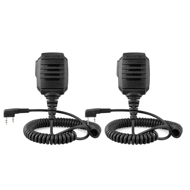 (O Q B C)-Микрофон Walkie Talkie Mic Плечевой Динамик PTT Для UV-5R UV82 RT622 (2 Шт.)