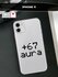 Чехол на Apple iPhone 11 / Айфон 11 с принтом Надпись: "+67 аура", прозрачный