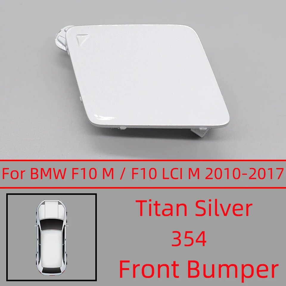 Крышка переднего бампера буксировочного крюка для BMW 5 серии 10-17 F10/F11/LCI M-SPORT # 51118048681 M5 518d 520d 528iX 535dX 550i