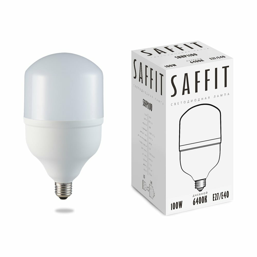 Лампа светодиодная SAFFIT 100W 230V Е27-E40 6400K, SBHP1100 55101