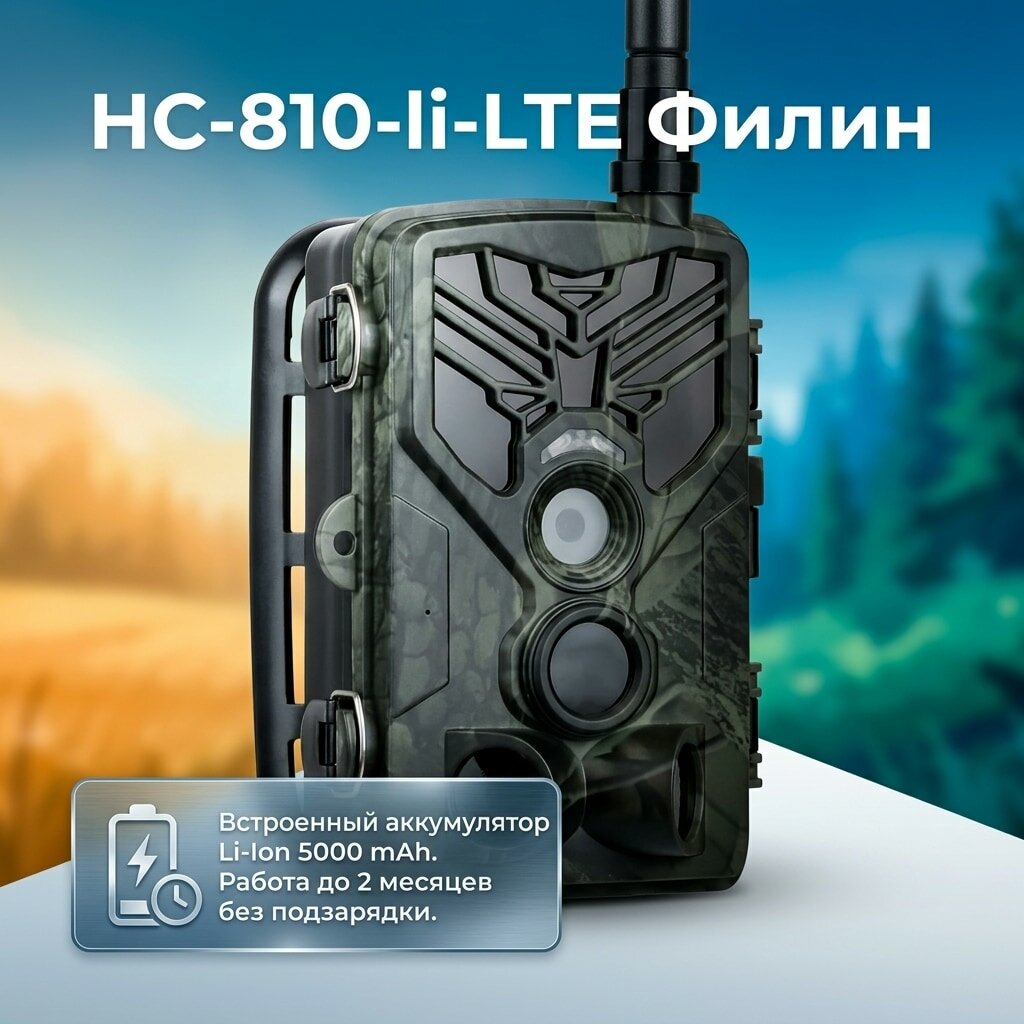 HC-810-li-LTE Филин - 4G‑фотоловушка Филин HC‑810 для улицы