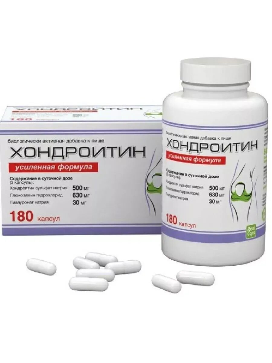 Хондроитин усиленная формула 180 шт. по 417 мг-1шт.