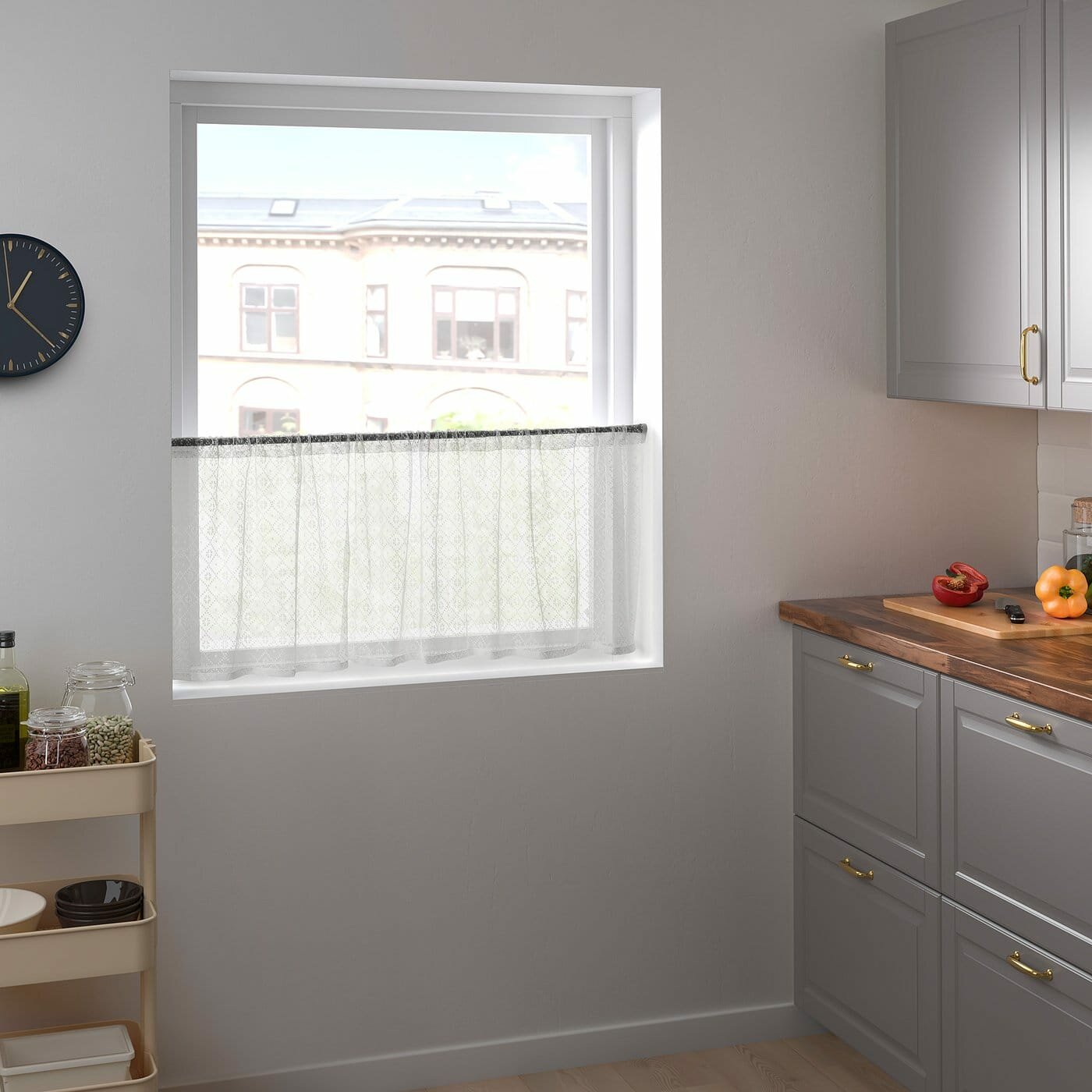 Штора IKEA MARIELENA, белый, 150x50 см