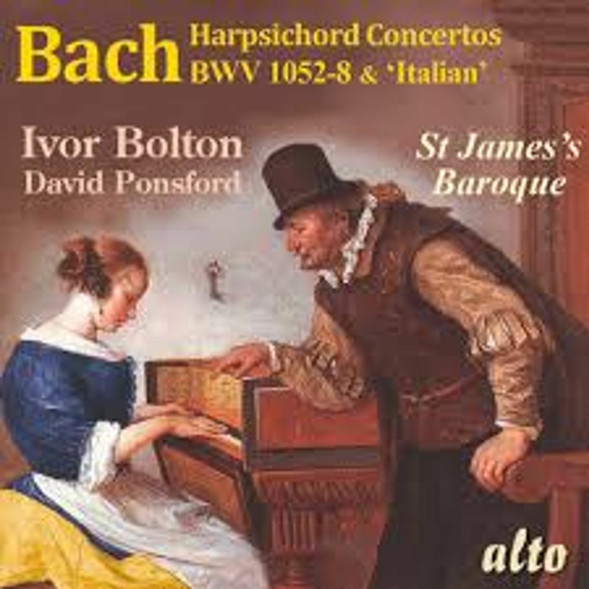 CD Диск Ivor Bolton, David Ponsford - Bach: Harpsichord Concertos Bwv 1052-8, "Italian" (2CD) 2021, Jewel