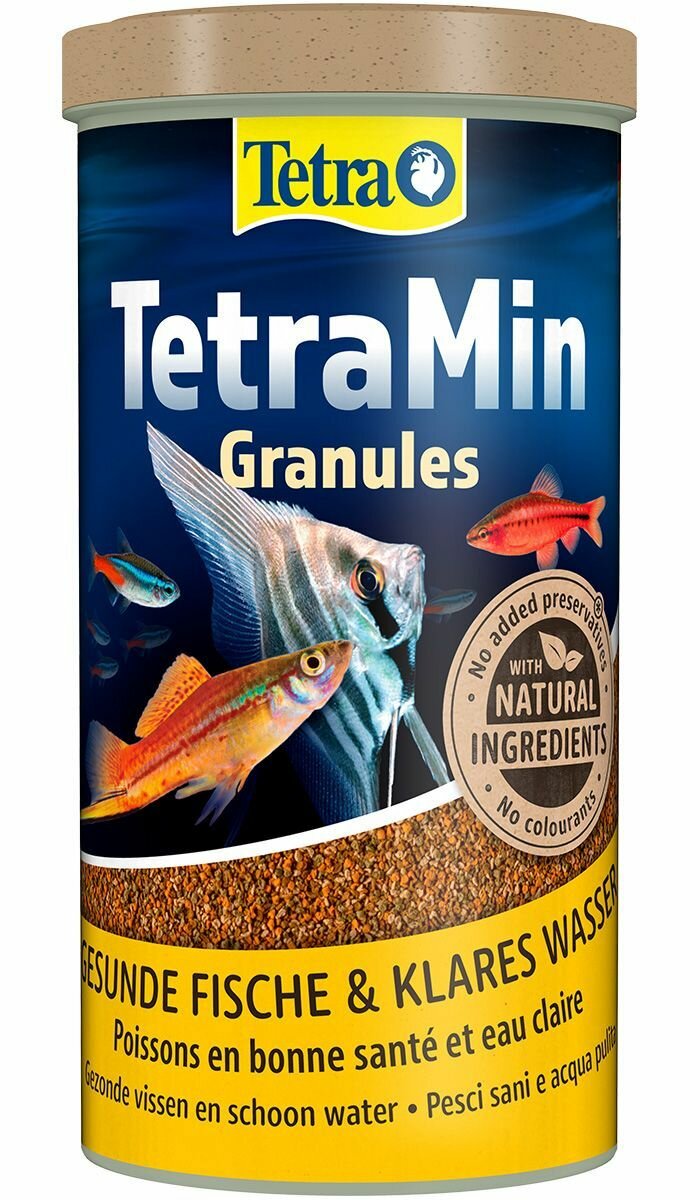 Гранулы TETRAMIN GRANULES корм для всех видов рыб (1 л)