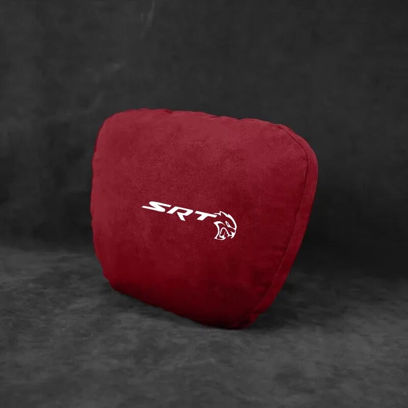 Подушка для шеи в авто Dodge SRT красная