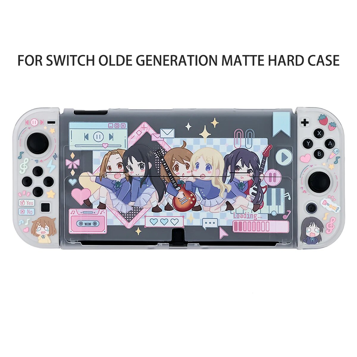 Матовый прозрачный чехол для Nintendo Switch K-On! OLED Case