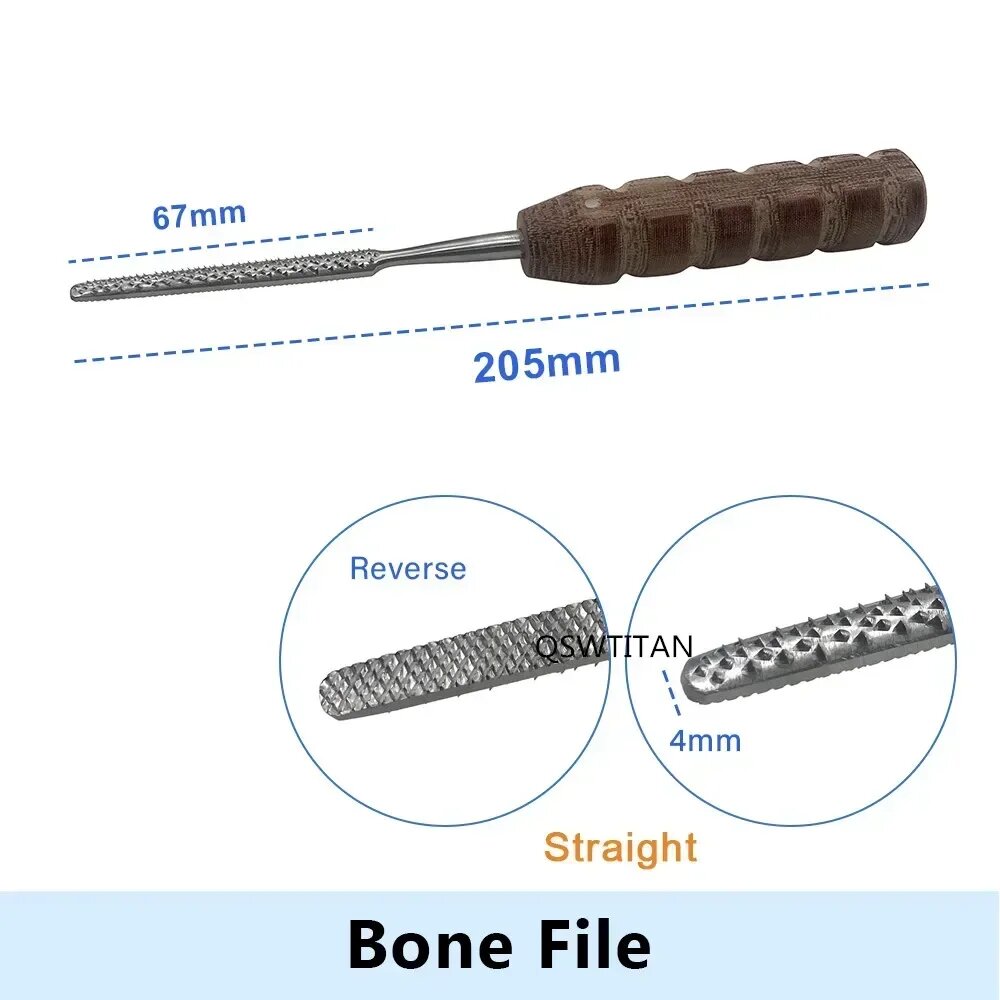 Ортопедические напильники для костей VKTIMALL 1pc Straight