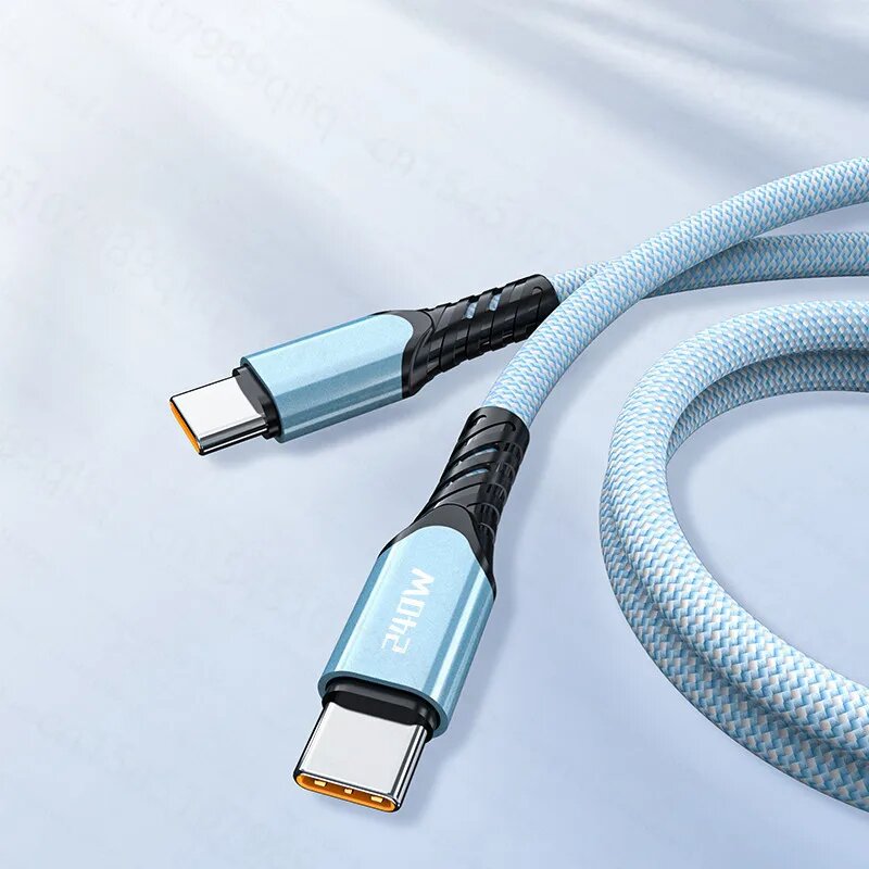 USB-C кабель NNBILI 240W, 25см, Blue