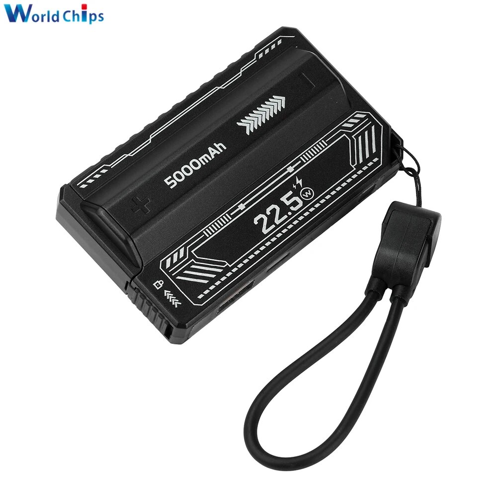 Чехол для аккумулятора diymore 21700 PD 20 Вт Черный, черный