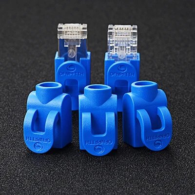 Заглушки RJ45 CAT5E/CAT6/CAT6A OFNPFTTH 30PCS, Синий, Blue