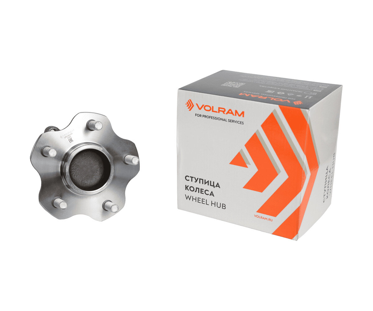 Ступица с подшипником в сборе Volram VR34248 задняя ABS+ 5 болтов для Nissan Juke F15 (10-), Qashqai JJ10E (08-13), X-Trail T31
