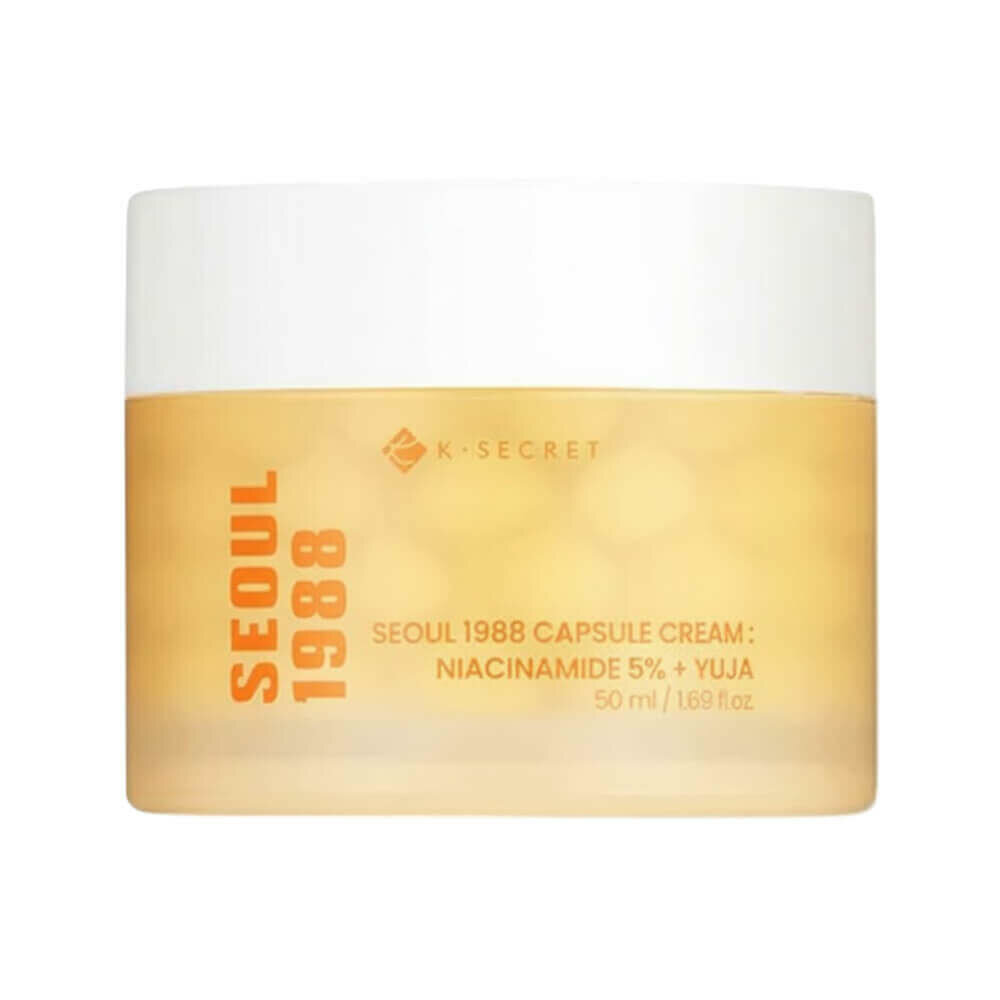 Капсульный крем с ниацинамидом и юдзу K-SECRET Seoul 1988 Capsule Cream: Niacinamide 5% + Yuja 50 мл