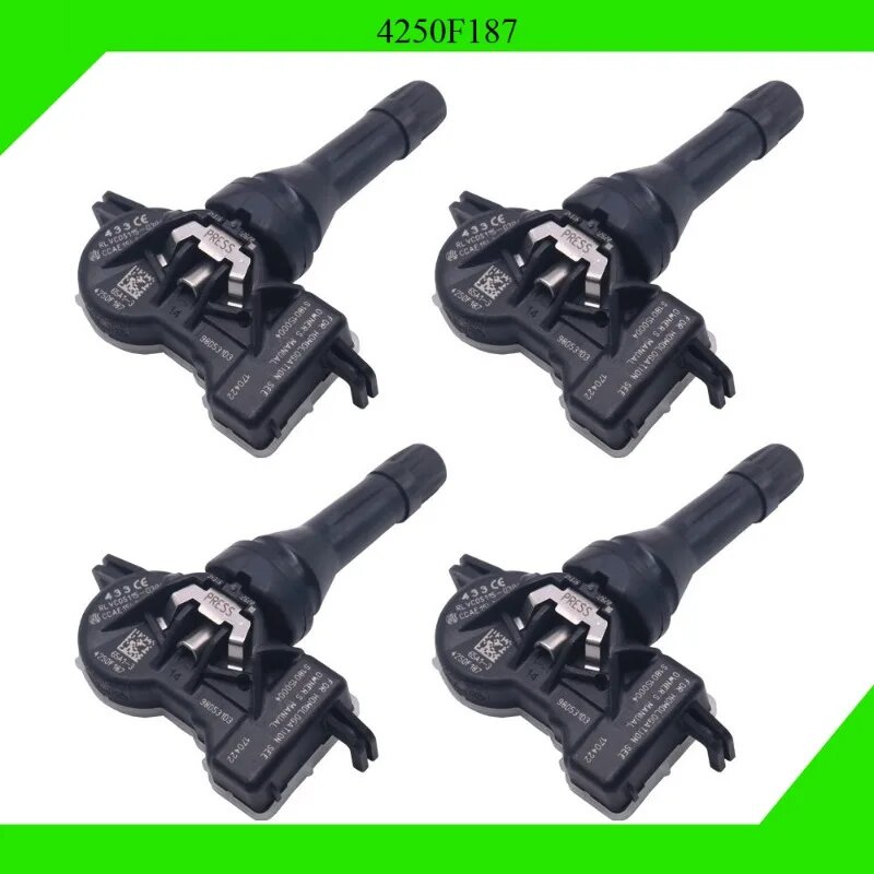 1/4 шт. датчик давления в шинах TPMS 433 МГц 4250F187 для Mitsubishi ASX Attrage Eclipse L200 1 PCS