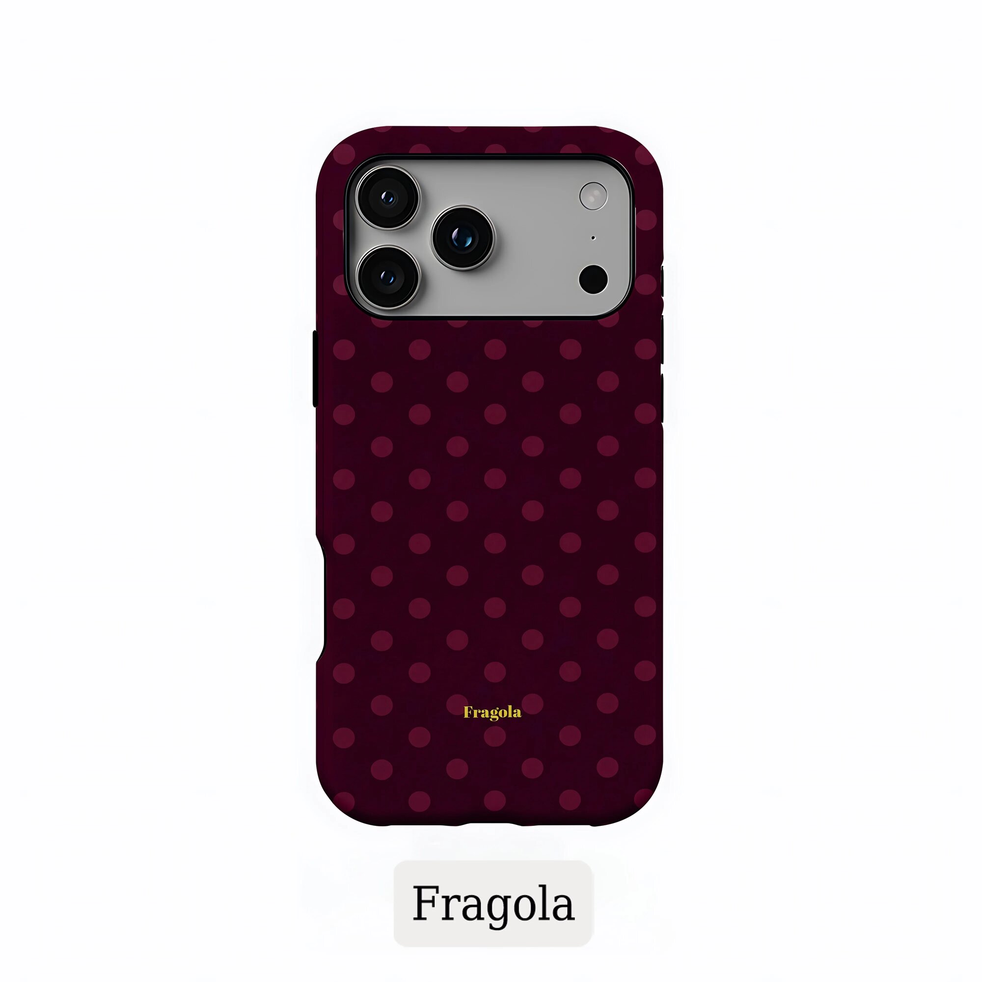 Чехол для телефона Fragola Stars Polka Dots для iPhone 17, Красный, FLR-375HKX34A7, iPhone XSMax