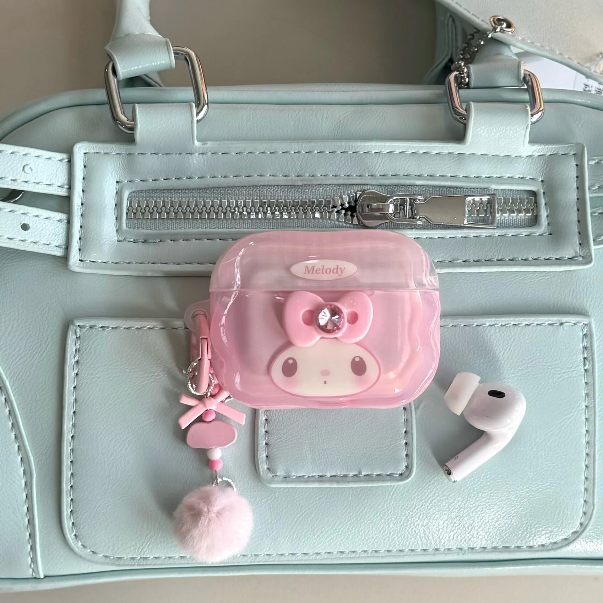 Чехол для наушников Sanrio AirPods Pro с брелоком For Airpods Pro Pro2, Melody