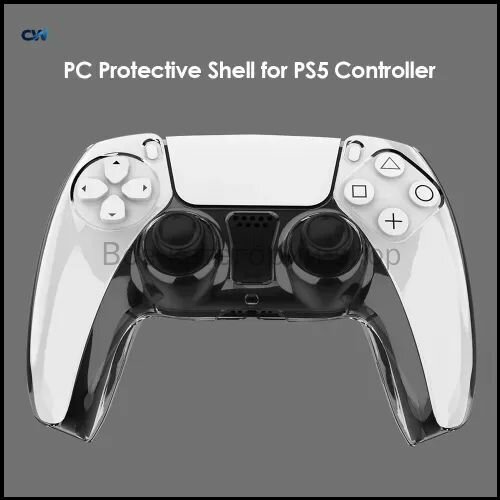 Чехол для контроллера PS5, прозрачный