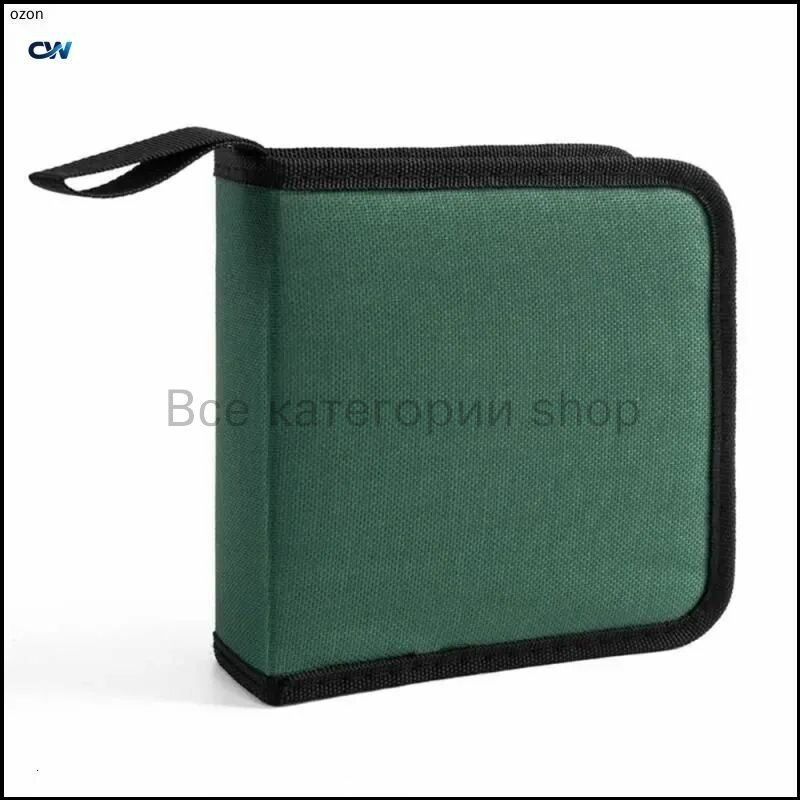 Чехол для CD на 40 дисков из оксфордской ткани, Зеленый