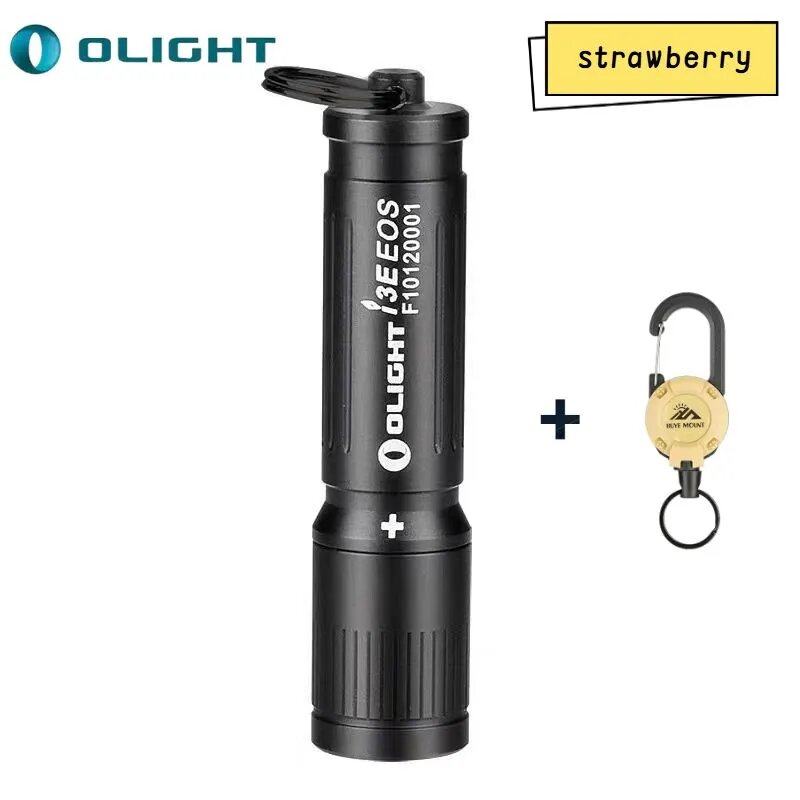 Olight i3E EOS Фонарь-прожектор, 90 Лм, Холодный белый, Черный, Алюминий, 6.05x1.4x1.4 см