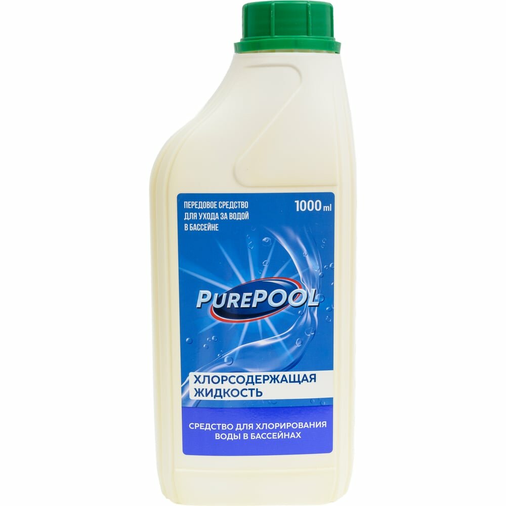Хлорсодержащая жидкость для бассейнов CEMMIX PurePool 1 л 84735443 — фото 1