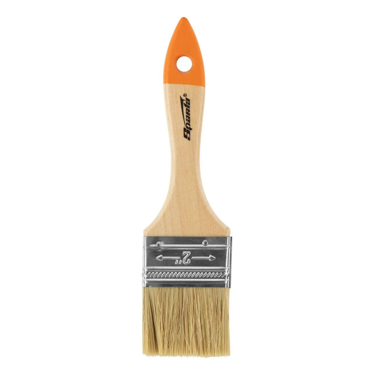 Кисть малярная плоская для ровного нанесения Sparta SLIMLINE 2" 50мм, натуральный ворс, деревянная ручка (комплект 12шт.)