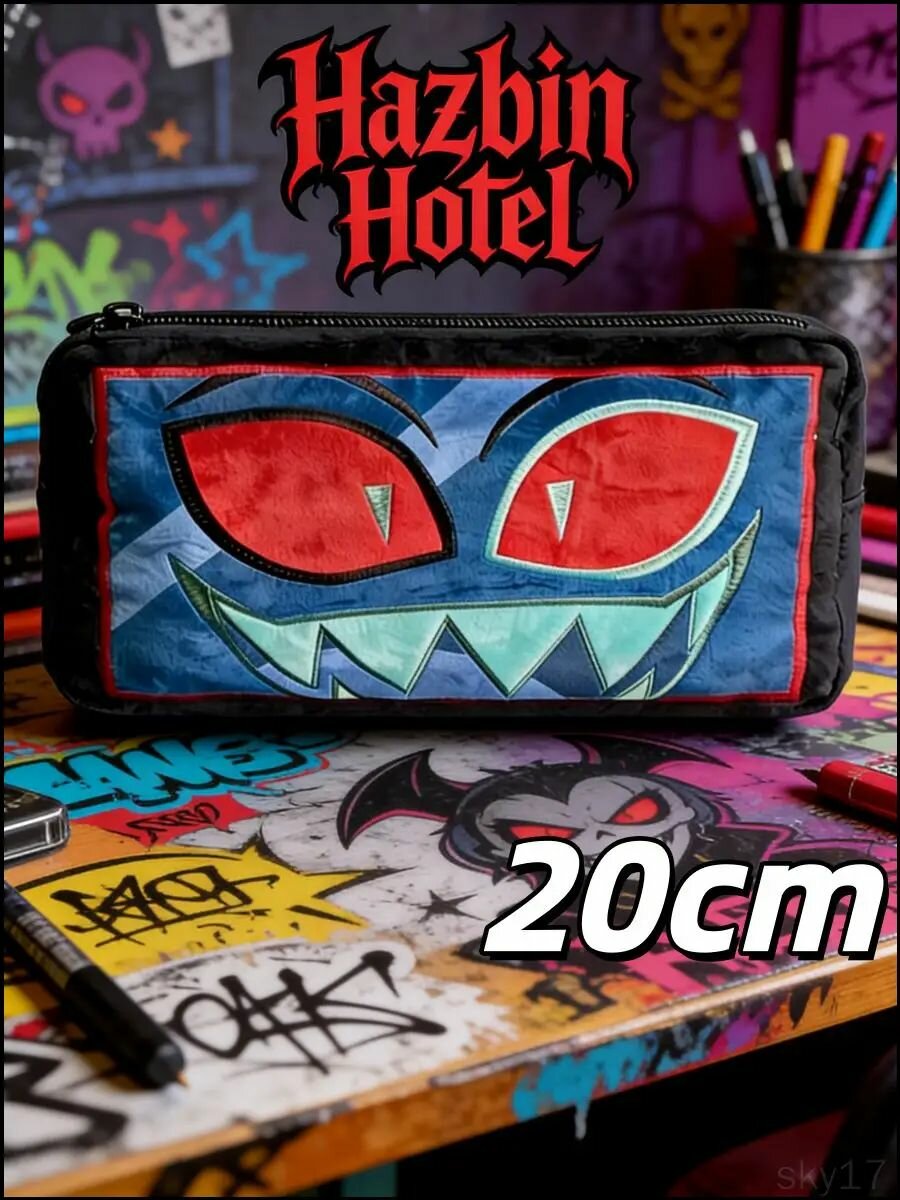 Плюшевый Пенал VOX Hazbin Hotel Органайзер Для Канцтоваров