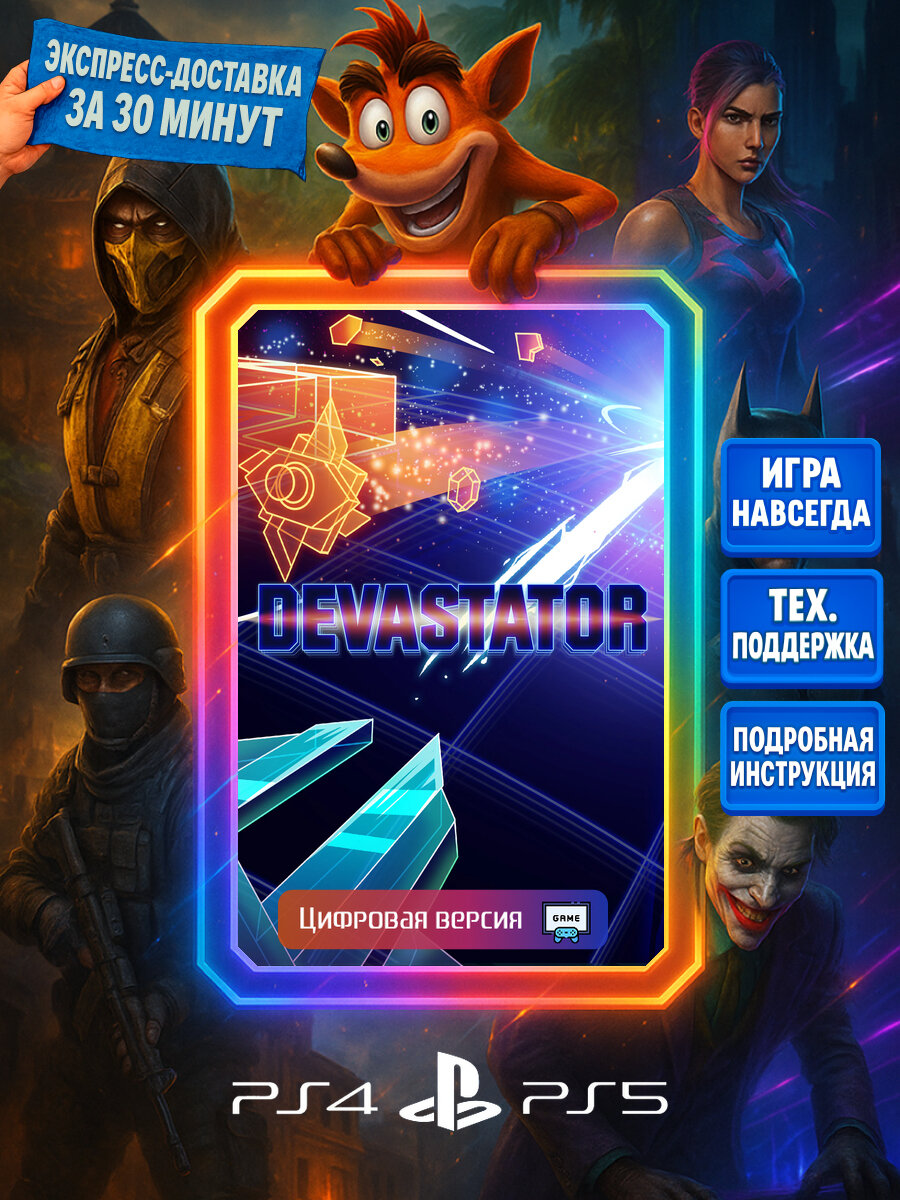 Devastator PS4/PS5 | Моментальная доставка | Английский язык | Боевики