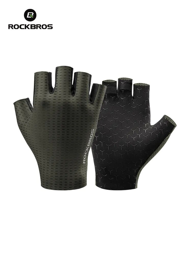 ROCKBROS Велоперчатки, L, мужские, женские, летние, короткие, S376gn