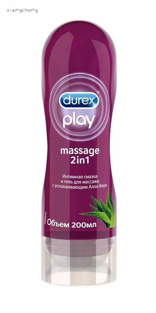 DUREX Play Massage 2in1 с успокаивающим Алоэ Вера Интимная смазка и гель для массажа 200мл(10.2027)