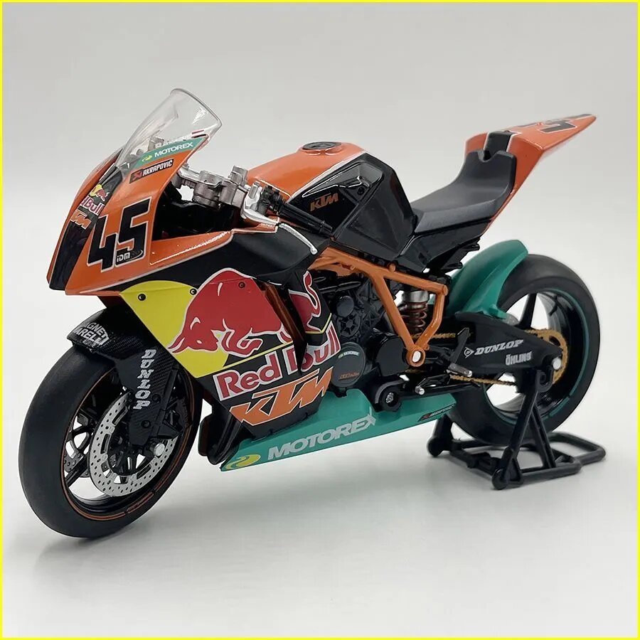 Эксклюзивный мотоцикл Martin Ball 45 в масштабе 1:12 от Automaxx, литая модель RedBull KTM
