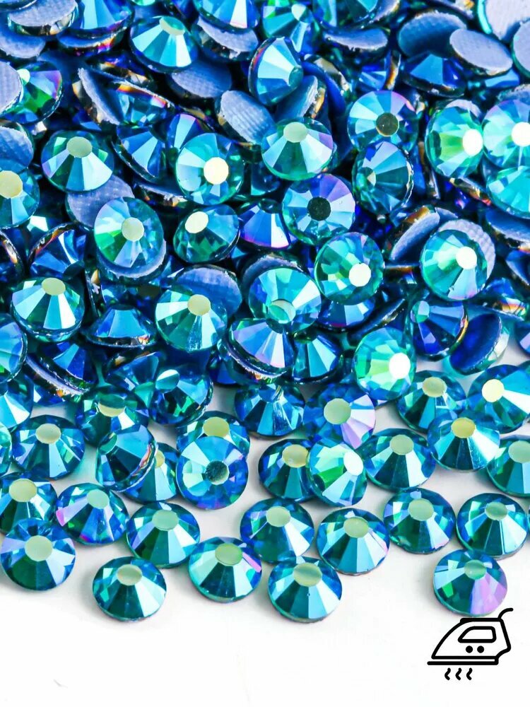 288 штук Blue Zircon AB SS30 A4 Better DMC стекло высококачественные блестящие термоклеевые стразы