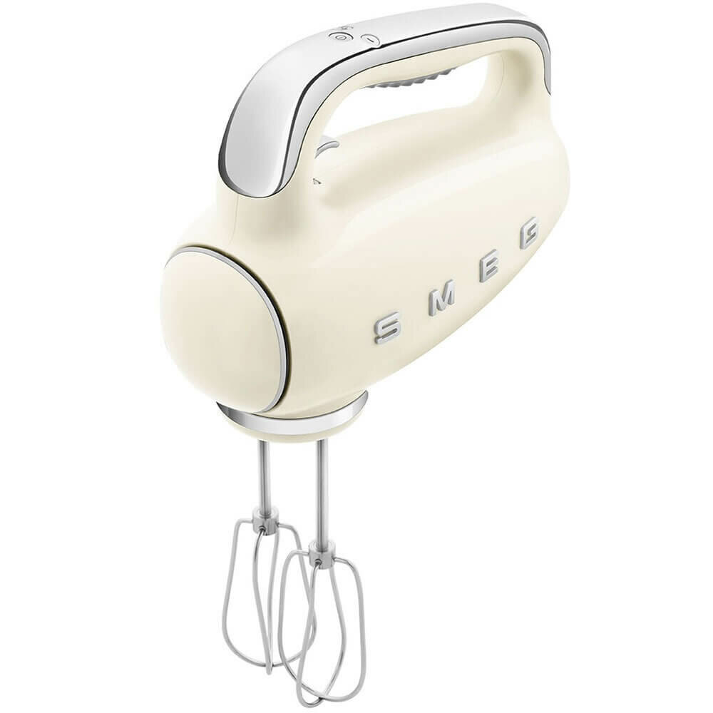 Миксер ручной Smeg HMF01CREU, мощность 250 Вт, 3 насадки, 2 скорости, цвет кремовый