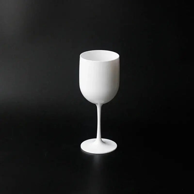 Пластиковые бокалы для шампанского HNKMP White