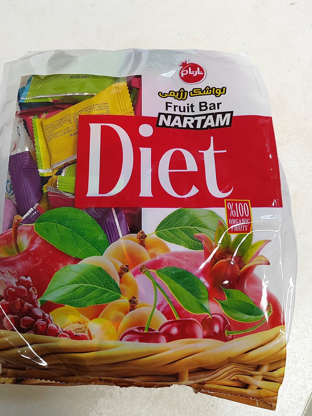 Конфеты из фруктовой пастилы Nartam Fruit Bar, 1 кг