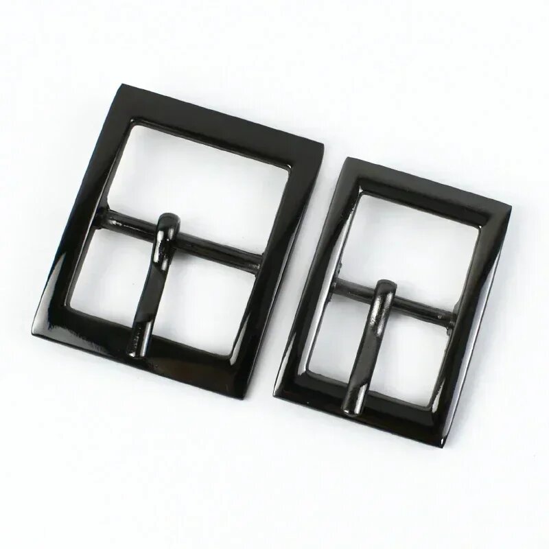Металлические пряжки Meetee 16/19/25/32/38 мм 25mm-5Pcs, GunBlack