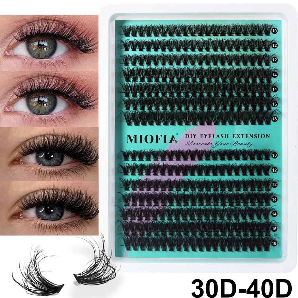 Индивидуальные ресницы MIOFIA 150D/100D/80D/50D 30D-40D