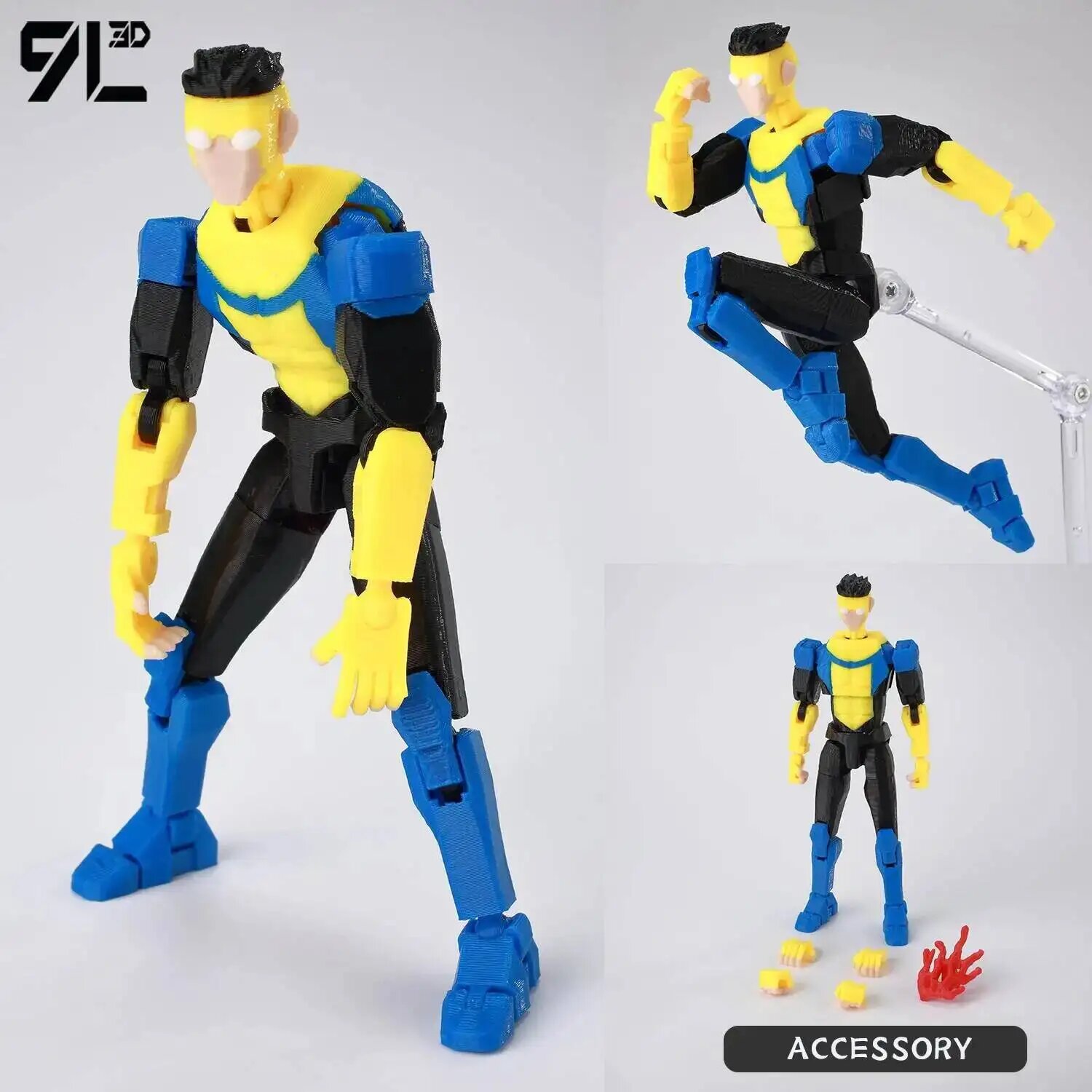 Фигурка Дэрил Диксон 9L3D Invincible Slayer Lucky13 Желтый, Mark A