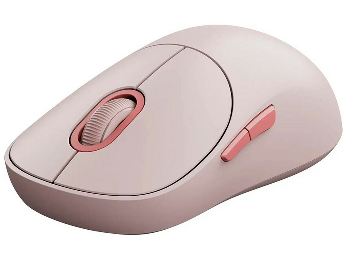 Беспроводная мышь Xiaomi Wireless Mouse 3, розовая, GL (BHR8911GL)